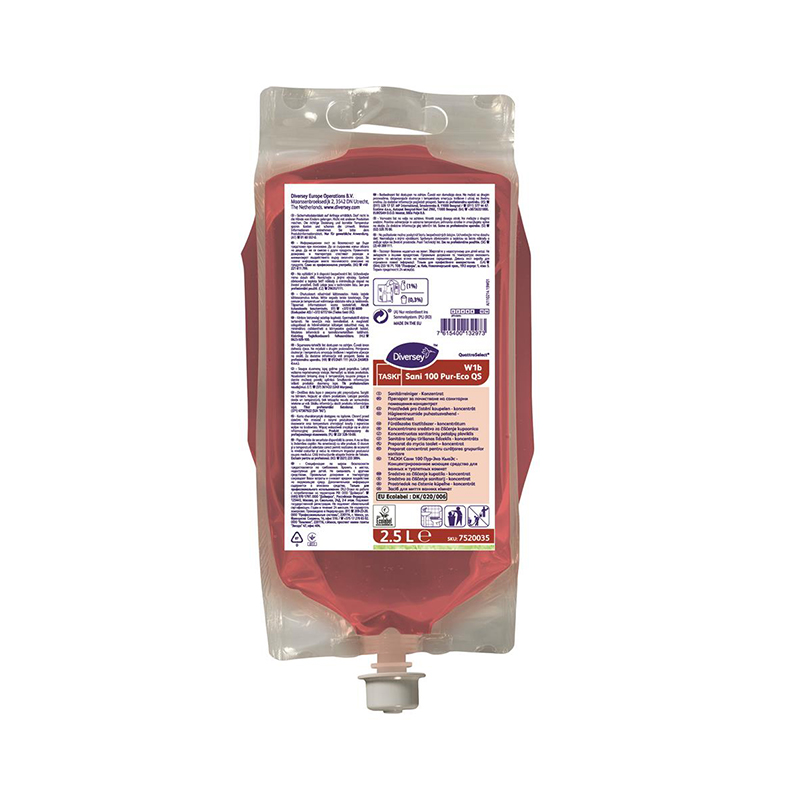 Sredstvo za čišćenje toaleta Taski Sani 100 Pur-Eco QS, 2.5L - Eurosan ...